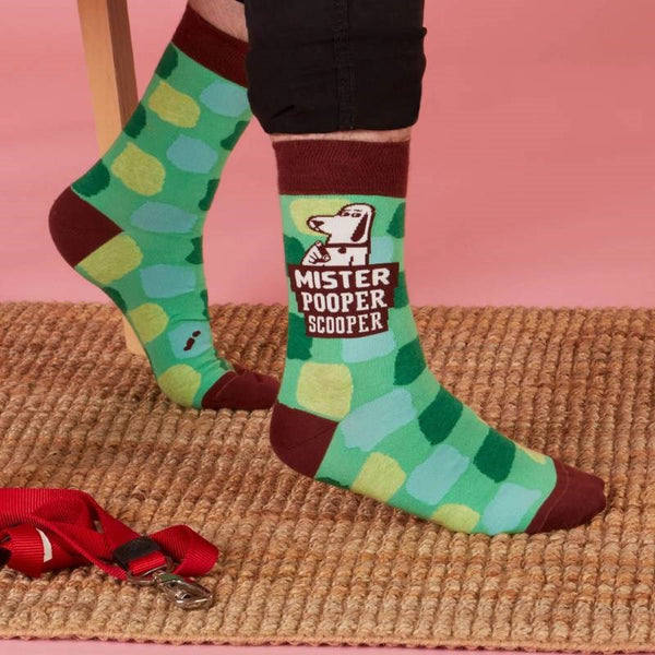 Men's Socks - Mr Pooper Scooper - Bolt of Cloth