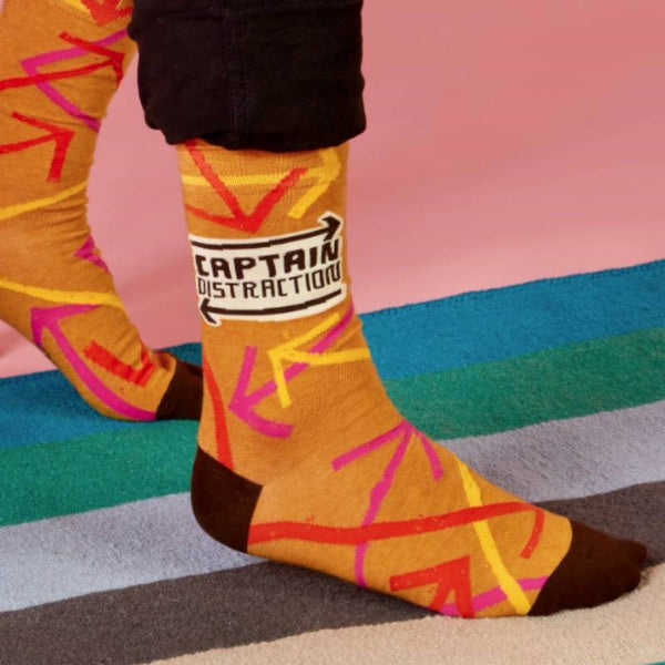 Mens Socks - Captain Distraction - Bolt of Cloth