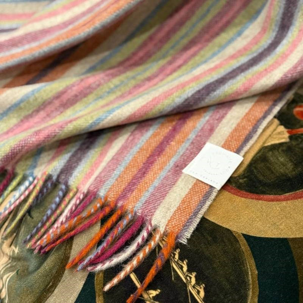 Santa Cruz Stripe Merino Wool Throw 185x140cm - Bolt of Cloth