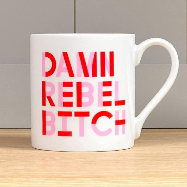 Damn Rebel Mug 300ml - Bolt of Cloth